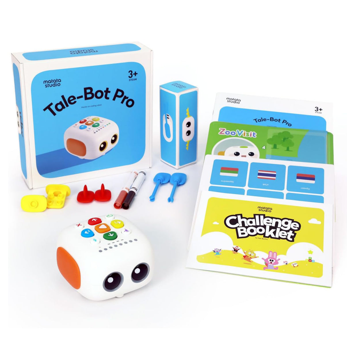 MatataStudio Tale-Bot Pro Screen-Free STEM Coding Robot For Beginners
